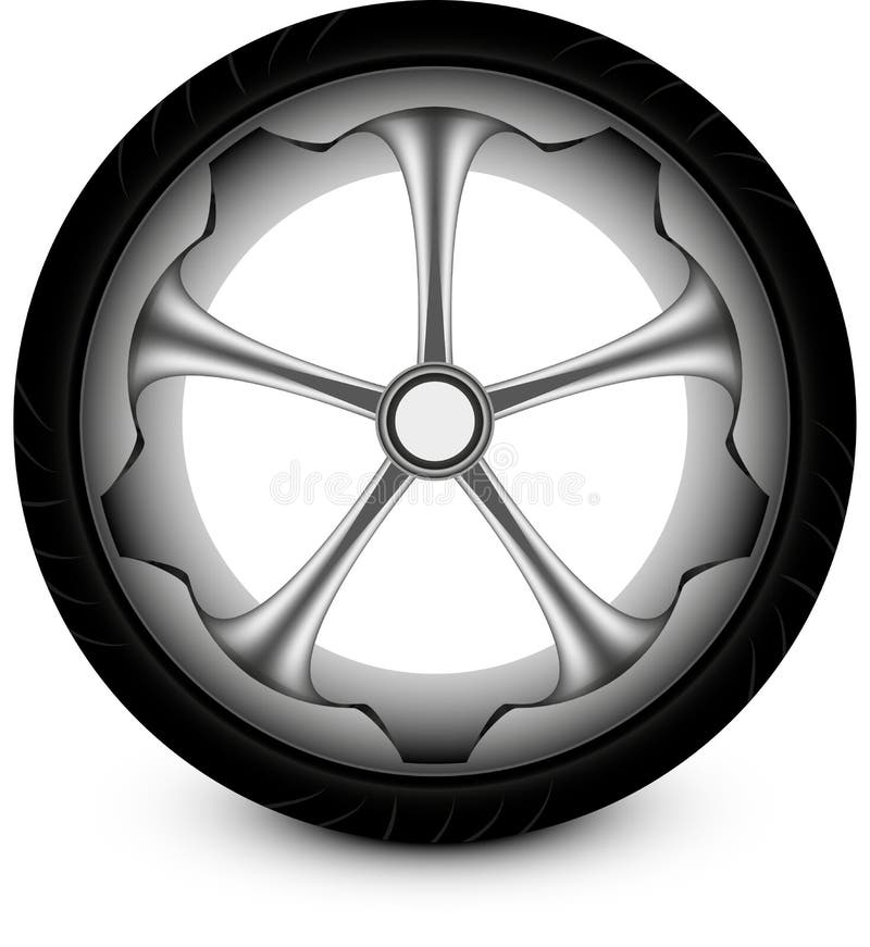 Wheel car stock vector. Illustration of pattern, remote - 46231087