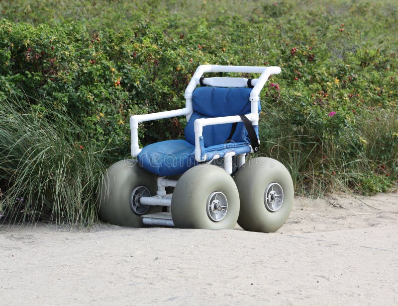 Wheel Chair for Beach stock image. Image of handicap - 21440003