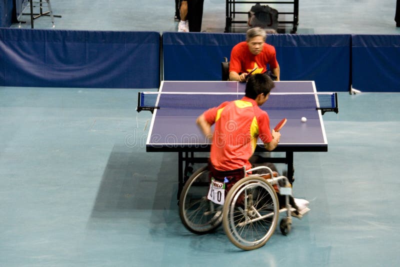 Disabled Table Tennis Players Editorial Image - Image of ping, sport ...