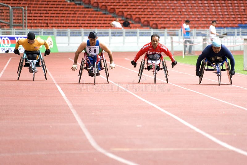 Wheel Chair Race editorial image. Image of disable, sports - 4800890