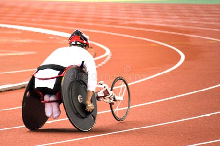 Wheel Chair Race for Disabled Persons Stock Image - Image of matches ...