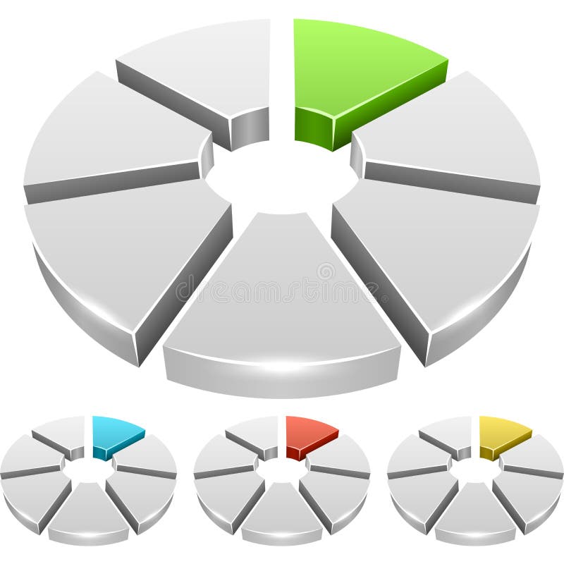 Wheel chart stock vector. Illustration of number, element - 58261326