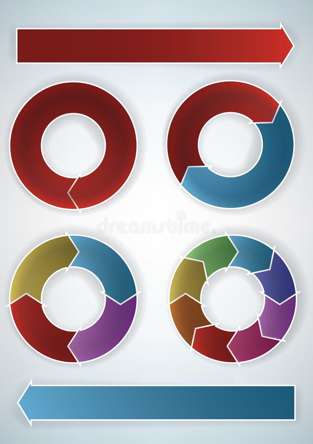 Wheel charts stock vector. Illustration of sphere, recycle - 19041776