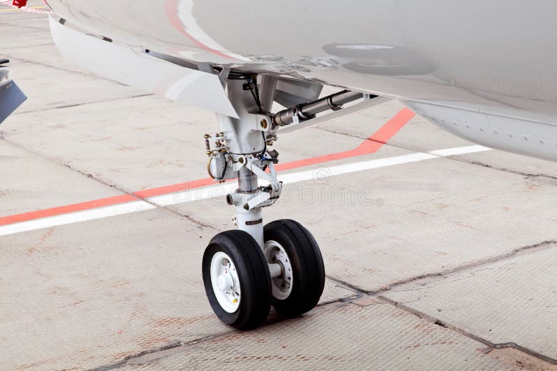 Wheel chassis of airplane stock photo. Image of airplane - 59561796