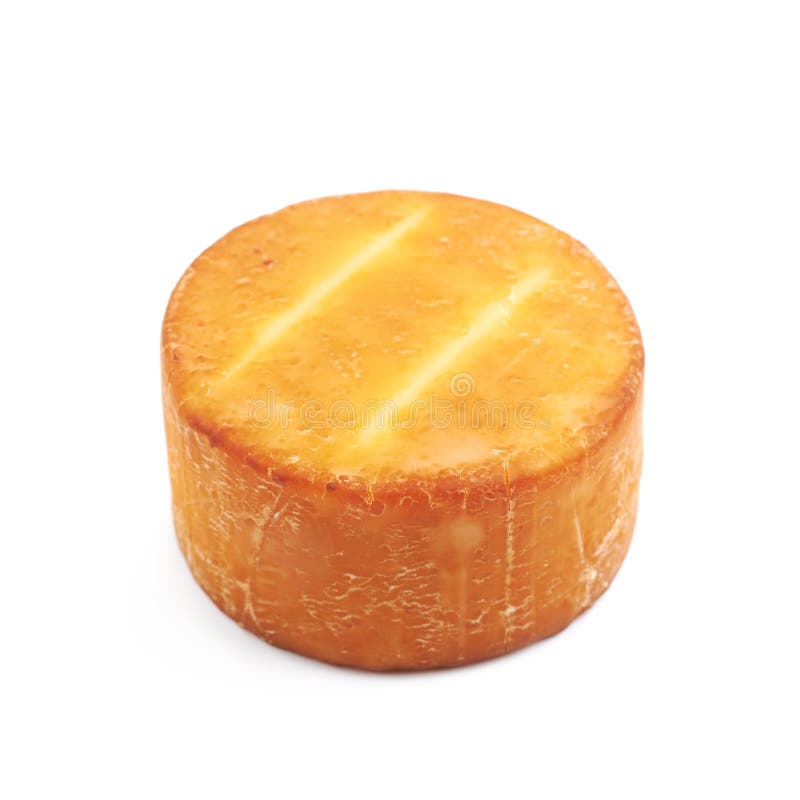 Wheel of cheese isolated stock photo. Image of isolated - 107617328