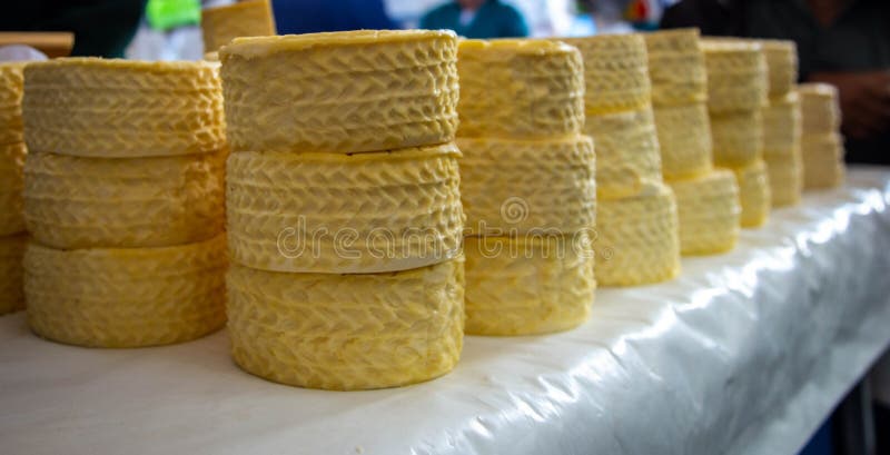 Wheel of Cheese at a Market Stock Image - Image of peru, cusco: 260397803