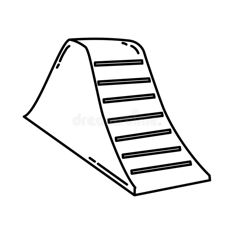 Wheel Chocks Icon. Doodle Hand Drawn or Outline Icon Style Stock Vector ...