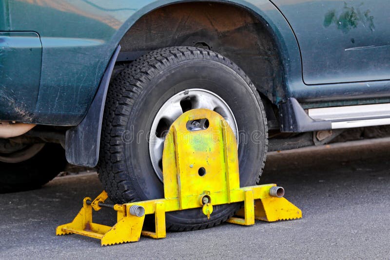 Wheel clamp stock photo. Image of english, clampers, details - 22616866