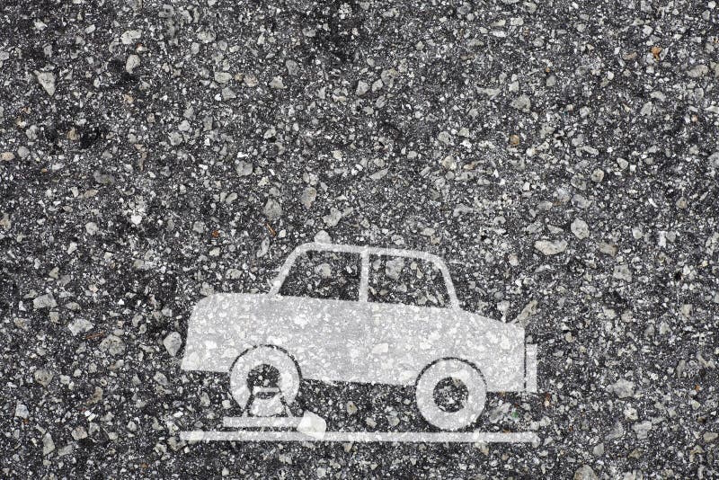 Wheel clamp symbol stock image. Image of restriction - 25843669