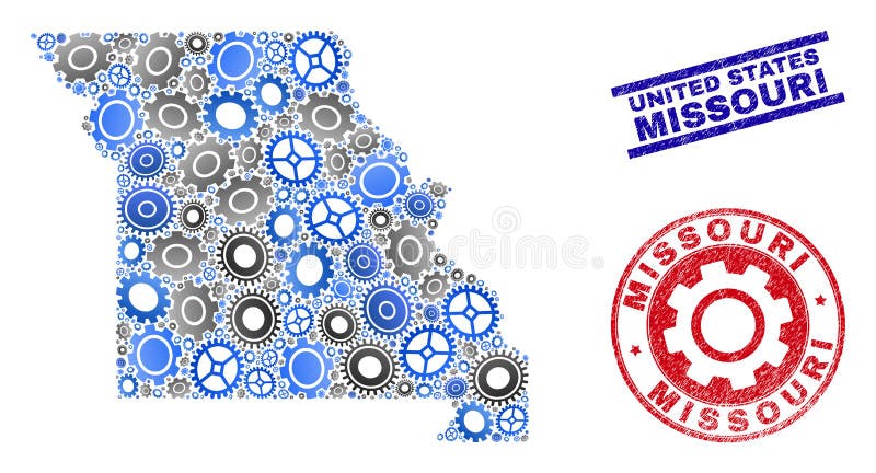 Vector Map of the Missouri River Drainage Basin, United States, Canada ...