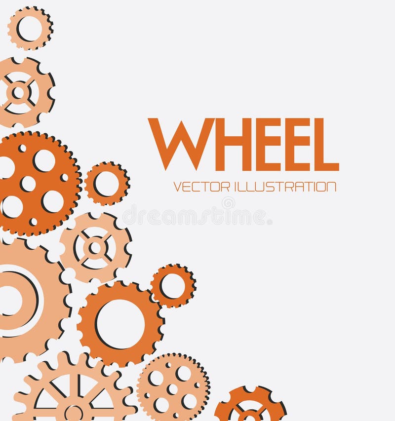 Wheel design stock vector. Illustration of equipment - 39022946
