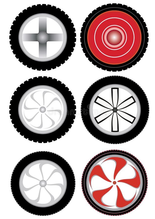 Wheel stock vector. Illustration of backgrounds, print - 41061179