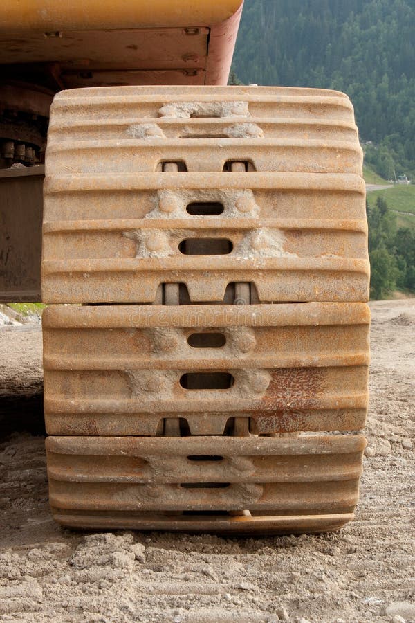 Wheel of digger stock photo. Image of earth, dirt, excavating - 31153300