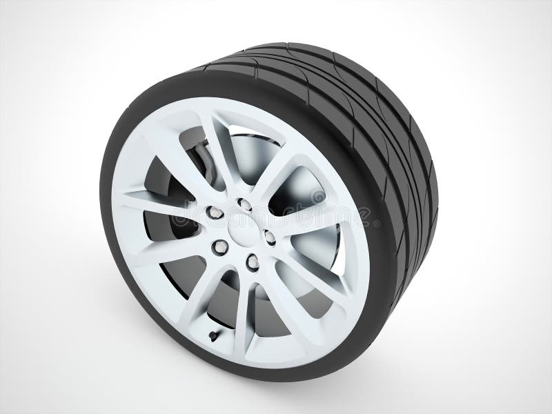 Wheel with disc stock illustration. Illustration of drive - 31312056