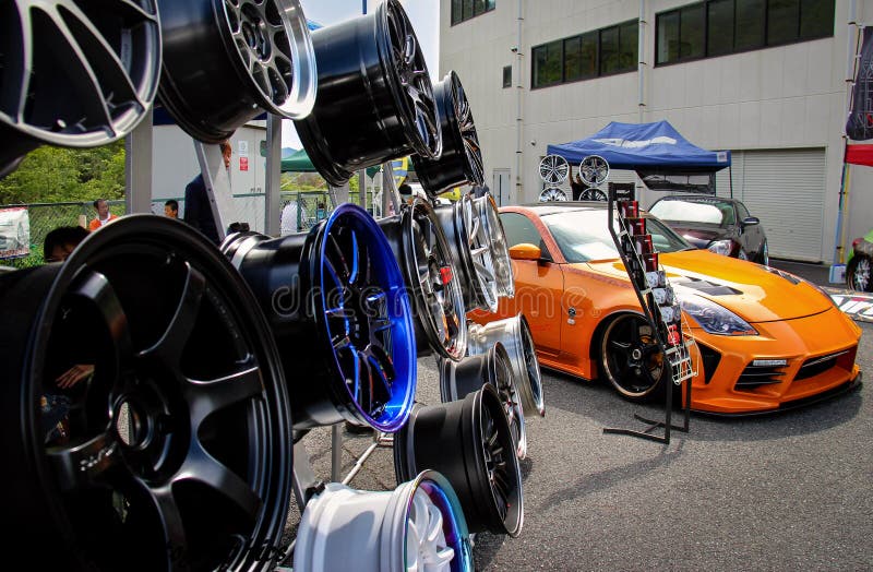 Wheel display editorial stock photo. Image of rims, race - 101521618