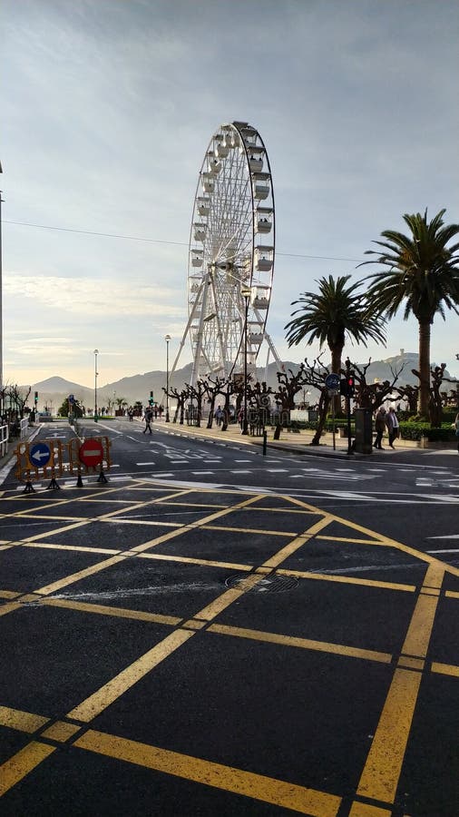 Wheel Fairwheel Sansebastian Basquecountry Editorial Photo - Image of ...