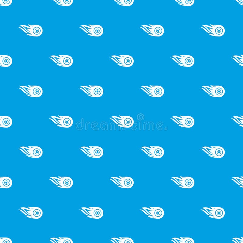 Wheel Fire Pattern Vector Seamless Blue Stock Vector - Illustration of ...