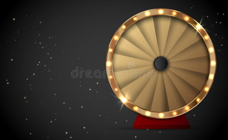 Wheel of fortune banner stock vector. Illustration of leisure - 288029414