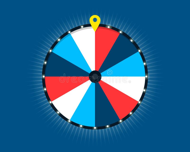 Wheel of Fortune 12 Slots Design Stock Vector - Illustration of game ...