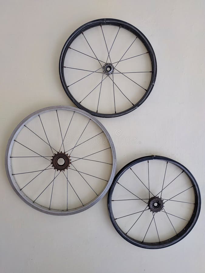 Wheel Frame Background on the Wall Stock Image - Image of isolated ...