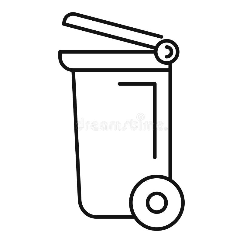 Wheelie Bin Silhouette Stock Illustrations – 61 Wheelie Bin Silhouette ...