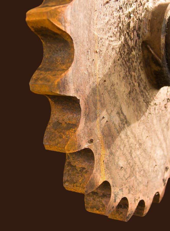 Wheel gear stock image. Image of axis, rust, diameter - 7364369