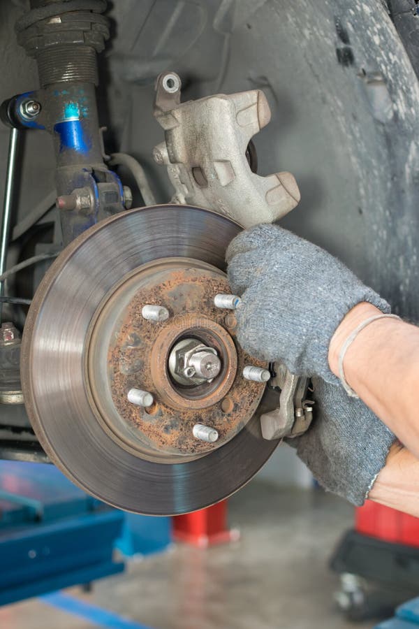 Wheel hub and brake stock photo. Image of help, maintenance - 68561694