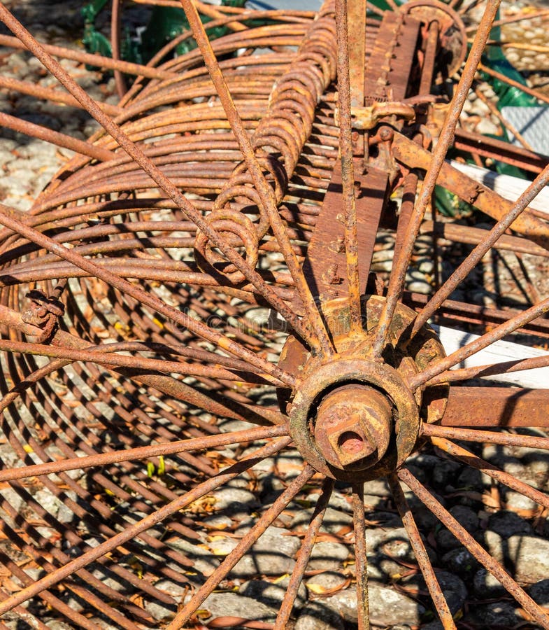 Wheel Hub Rusted stock photo. Image of agricultural - 216295098