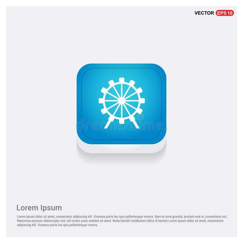Wheel icon stock vector. Illustration of interface, application - 132391111