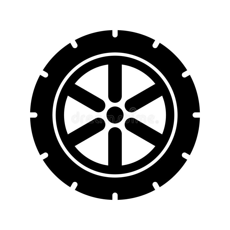 Wheel icon stock vector. Illustration of biking, fast - 277663021