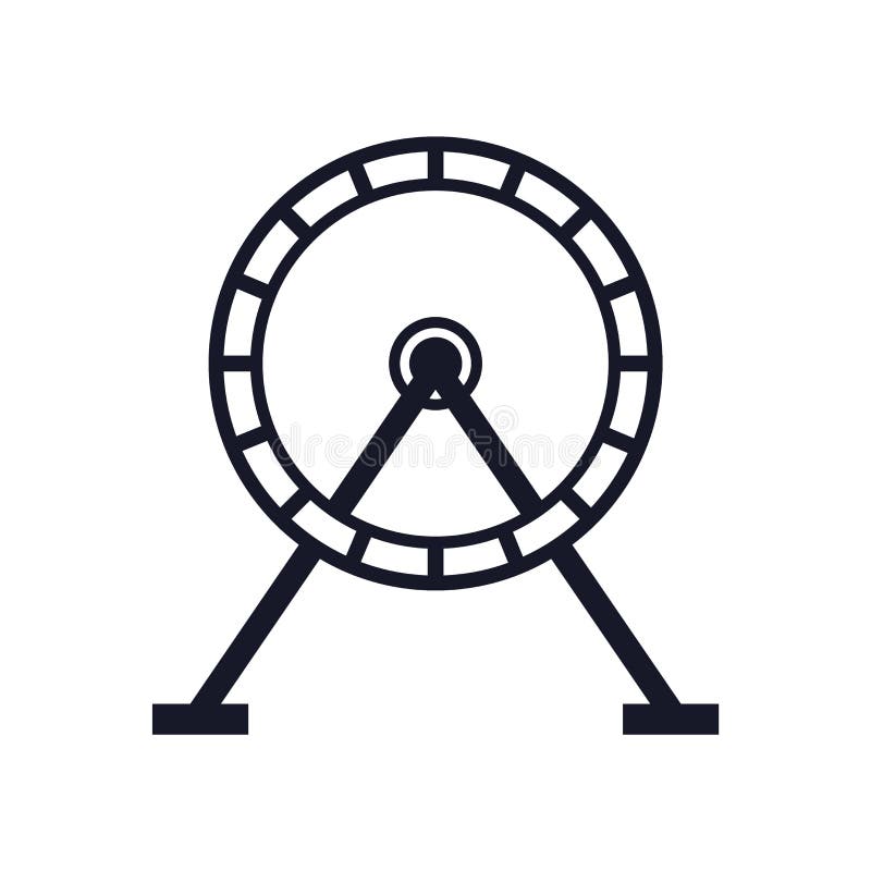 Wheel Icon Vector Sign and Symbol Isolated on White Background, Wheel ...