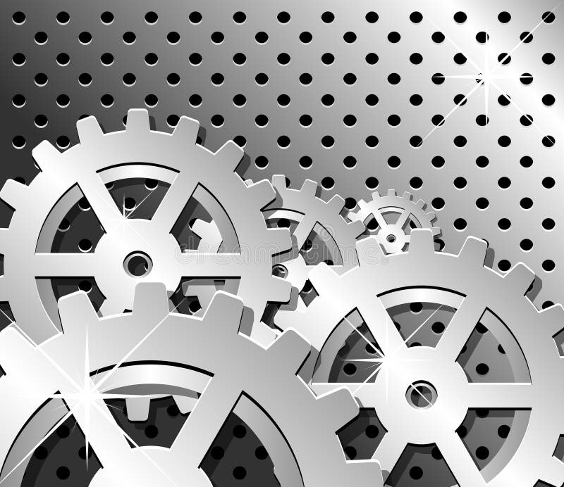 Wheel Icons on Metallic Gray Background Stock Vector - Illustration of ...