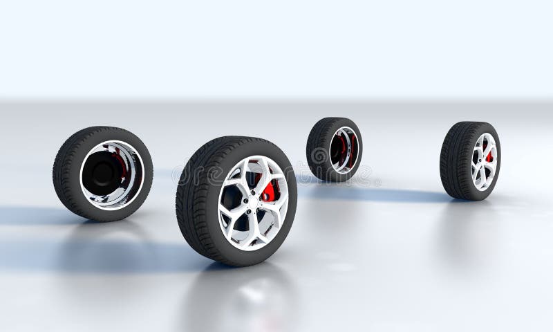 Wheel isolated on white stock photo. Image of closeup - 16981070