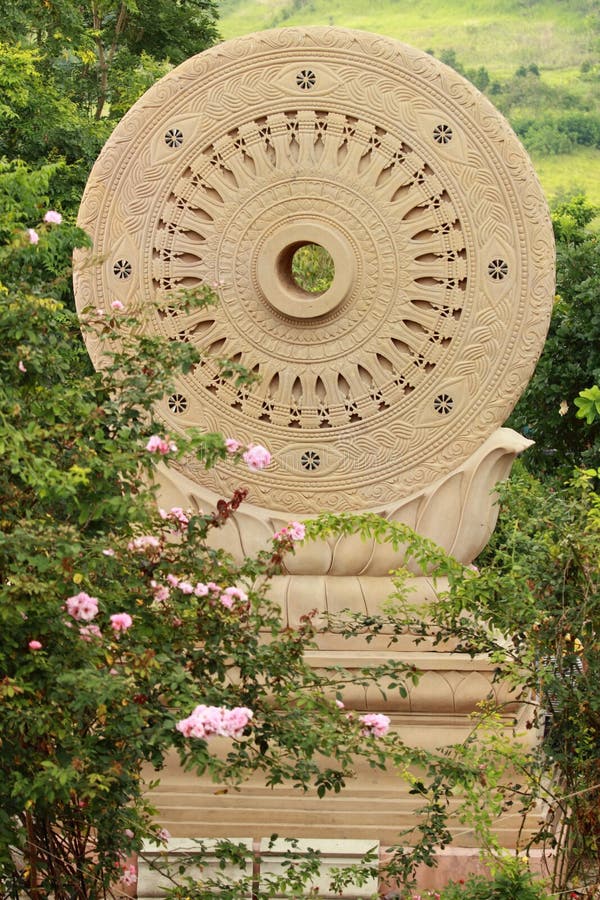 Dhammacakka Buddhist flag stock image. Image of flag - 97661407