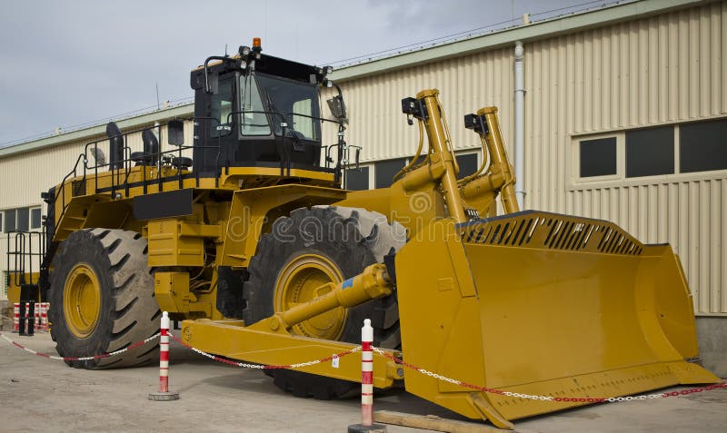 Wheel Loader stock photo. Image of handrail, step, ladder - 29032218