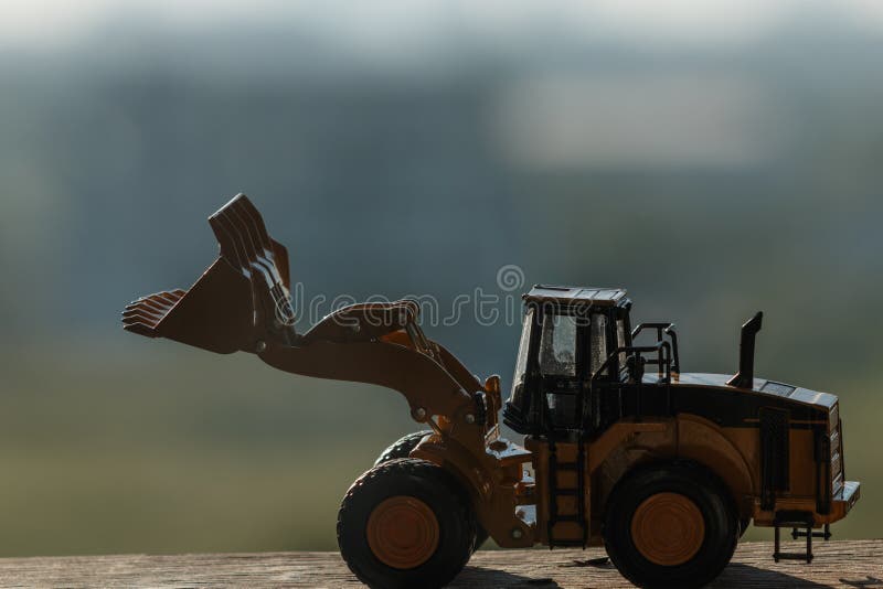 Wheel Loader Black Shadow on Floor Wooden Stock Photo - Image of ...