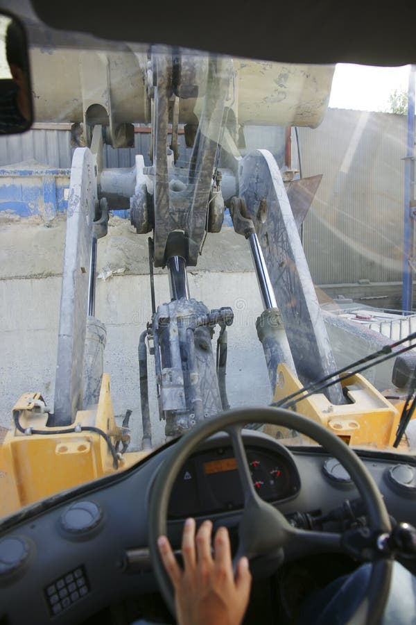 Front loader isolated stock image. Image of front, engineering - 34046109