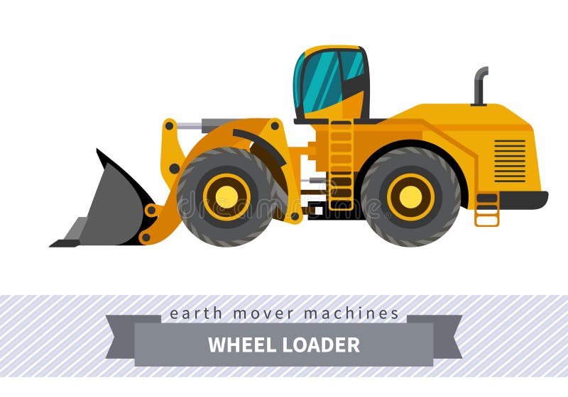 Earthmoving Machines Icons Set Stock Vector - Illustration of ...