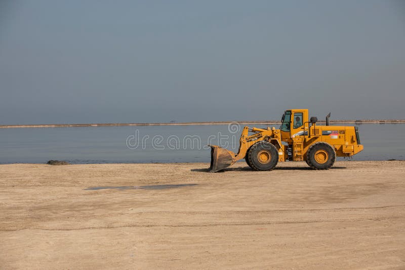 Wheel Loader, Industrial Trucks at Work Clearing Land Editorial Photo ...