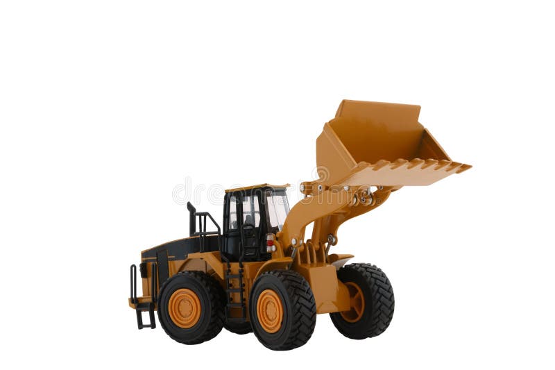 Wheel Loader are Digging the Soil in the Construction Site Stock Photo ...
