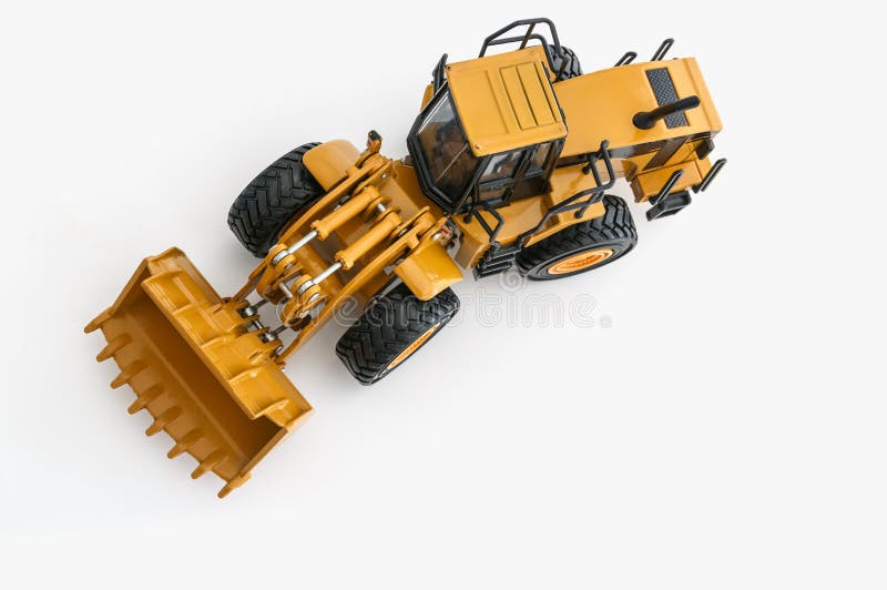 Wheel loader model stock image. Image of background - 149755743