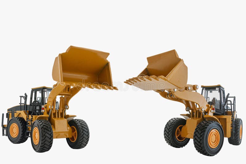 Wheel loader model stock image. Image of background - 149755743