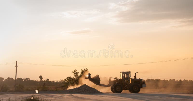 Wheel loader stock photo. Image of agriculture, frammer - 65516480