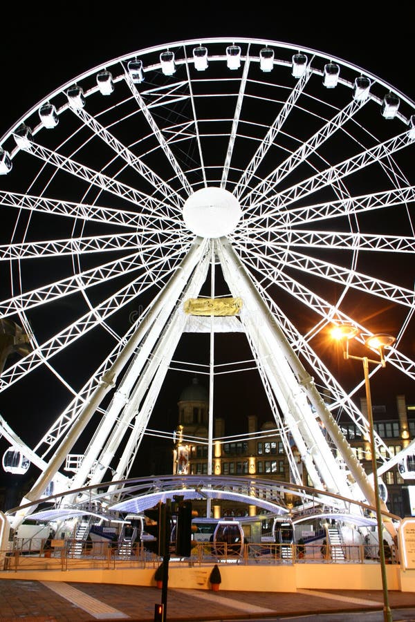 Manchester ferris wheel stock image. Image of rotate - 21562613