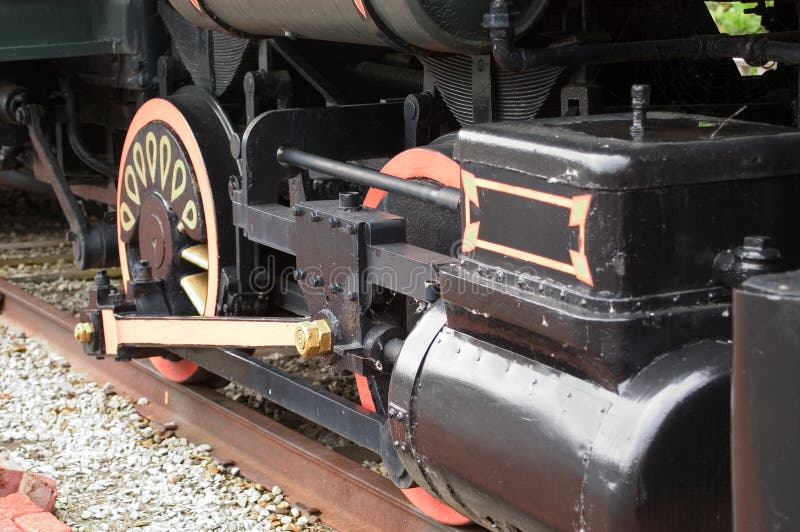Wheel mechanism stock photo. Image of tracks, engine, antique - 7370