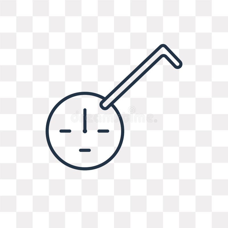 Wheel Meter Vector Icon Isolated on Transparent Background, Line Stock ...