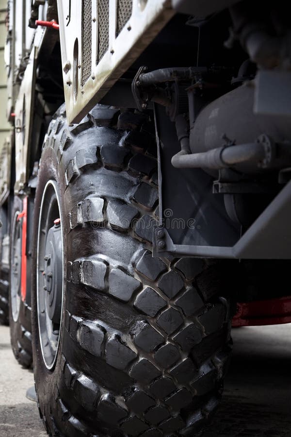 Wheel of a military truck stock image. Image of military - 9298047
