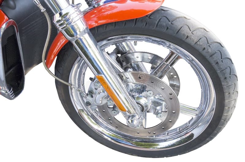 Wheel of motorcycle stock photo. Image of cruise, choppers - 44676944