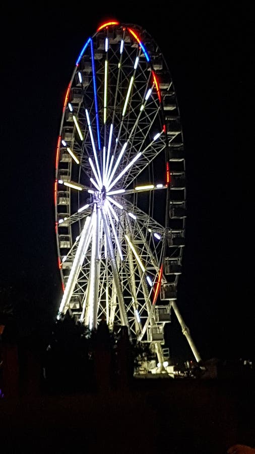 Wheel night stock image. Image of noght, colors, night - 158848205