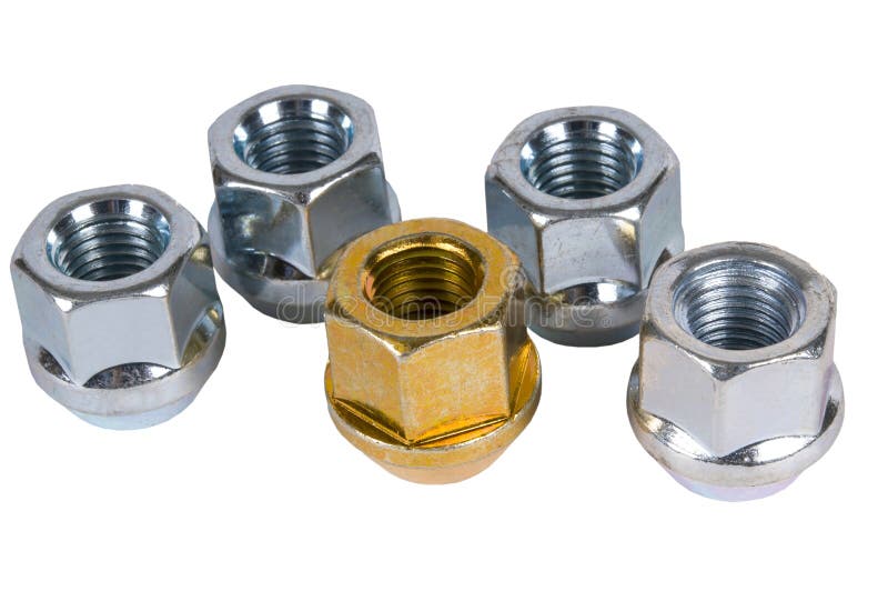Wheel nuts. stock image. Image of flat, circle, close - 42775625